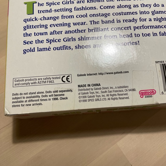 Galoob | Toys | Rare 998 Baby Spice Doll Spice Girls | Poshmark